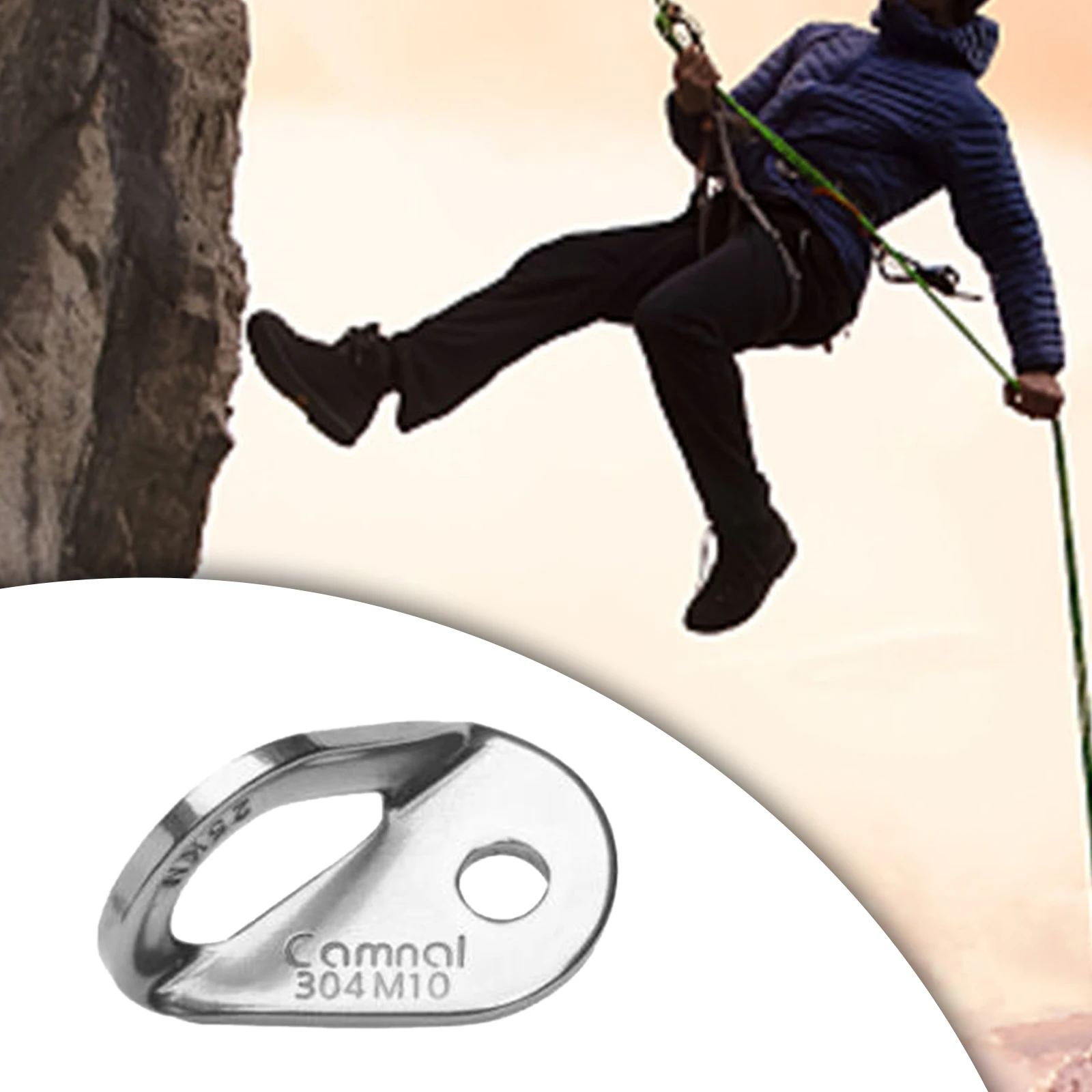 25KN-Stainless-Steel-Anchor-Bolt-Hanger-for-Belay-Rigging-Climbing ...