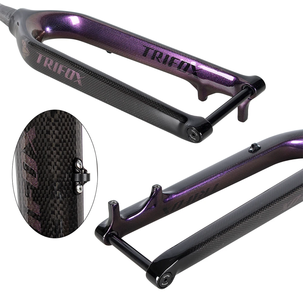 TRIFOX 29er Carbon MTB Forks Rigid Tapered Fork TMK100 For Mountain ...