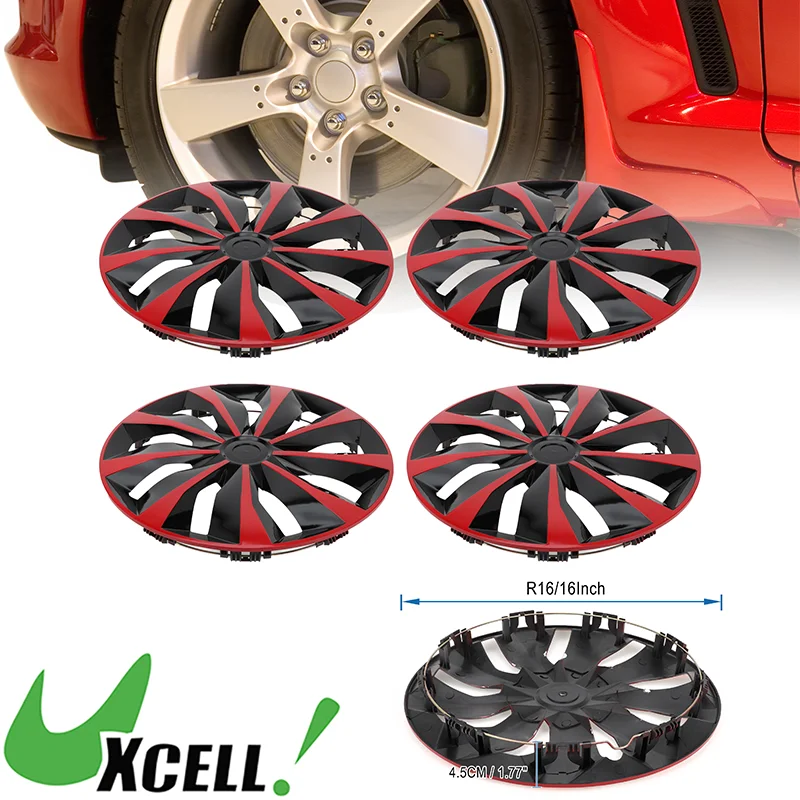 UXCELL-16-Inch-Car-Wheel-Hub-Caps-Wheel-Skins-Decorative-Wheel-Rim ...