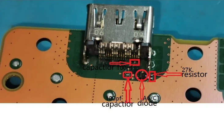 10Sets-40PCS-For-PlayStation-5-PS5-Near-HDMI-Port-TOP-Front-Side-100PF ...