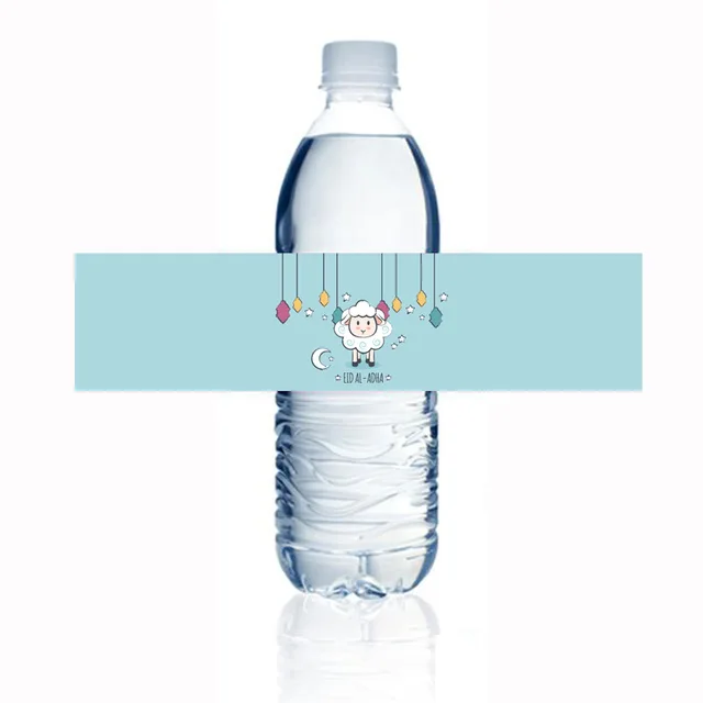 10pcs Eid Mubarak Ramadan Water Bottle Labels Stickers Decoration ...