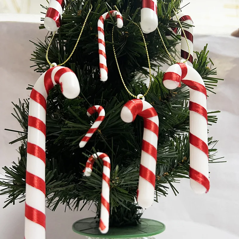 Mini-Candy-Cane-Christmas-Tree-Decoration-Xmas-Pendant-DIY-Home-Decor ...