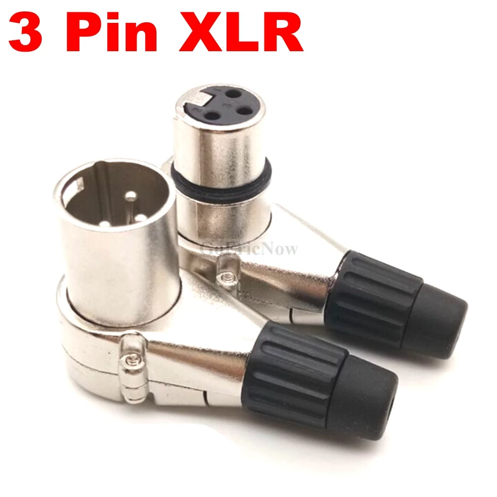 1pcs-Right-Angle-3-Pin-XLR-Male-Connectors-Pro-Audio-DJ-Band-Mic ...