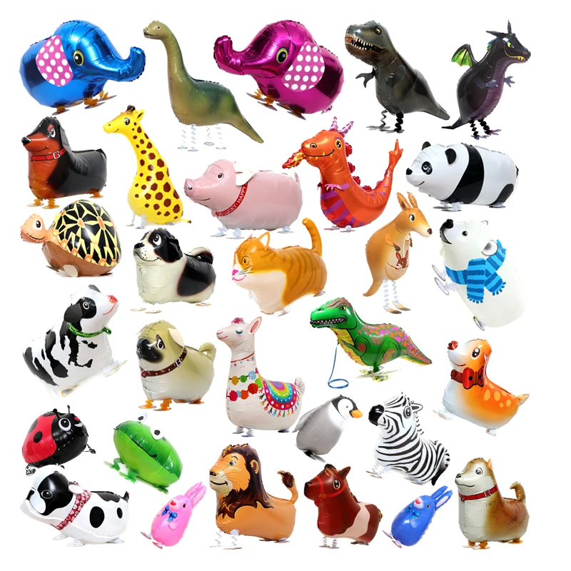 Mixed-Walking-Animal-Helium-Balloons-Cute-Dog-Cat-Pet-Balloon-Birthday ...