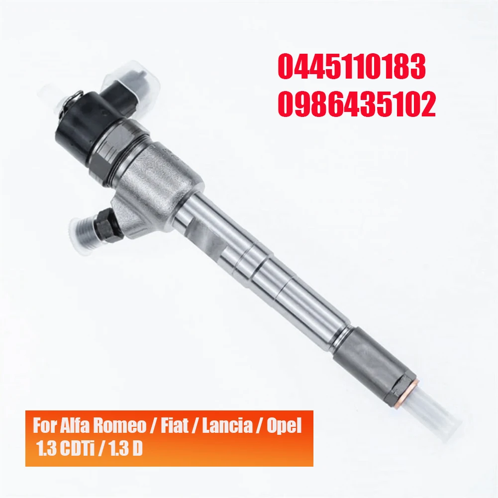 0445110183 New Diesel Fuel Injector For Bosch Fiat 500 Doblo Panda 1.3D ...