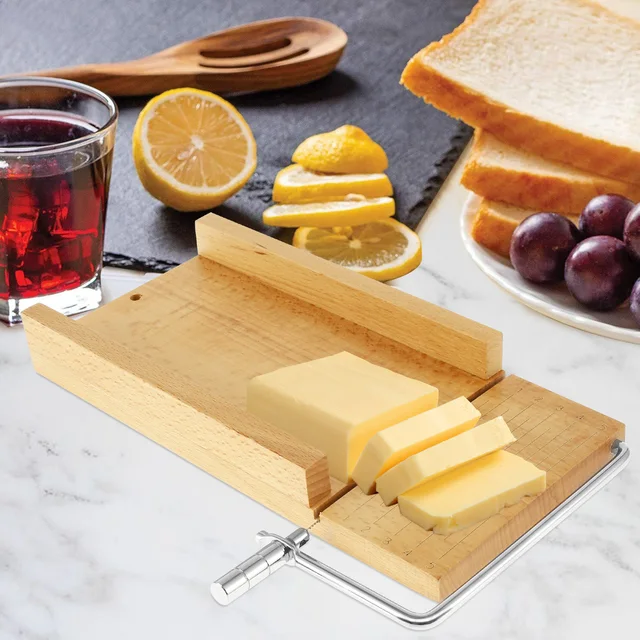 Prodyne Bb-120 Cheese Slicer Wood Butcher Block Counter Prodyne Thick ...