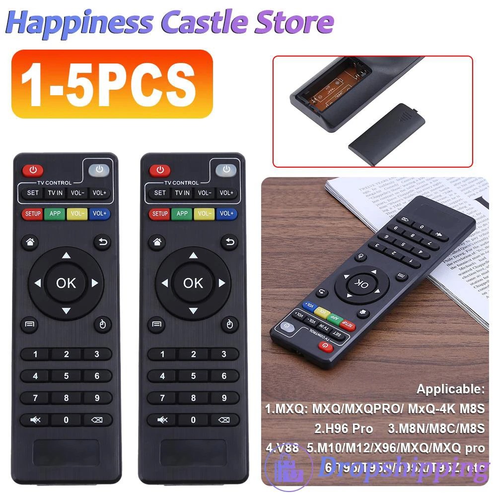 Wireless Replacement Remote Control H96 Pro/v88/mxq/z28/t95x/t95z Plus ...