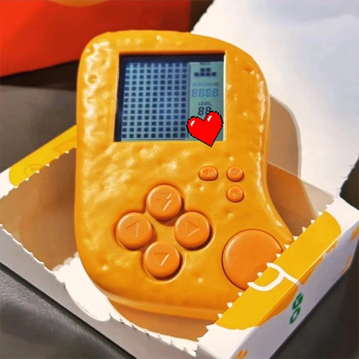 Portable-Fried-Chicken-Nugget-Shape-Gameboy-Peripheral-Toy-Handheld ...