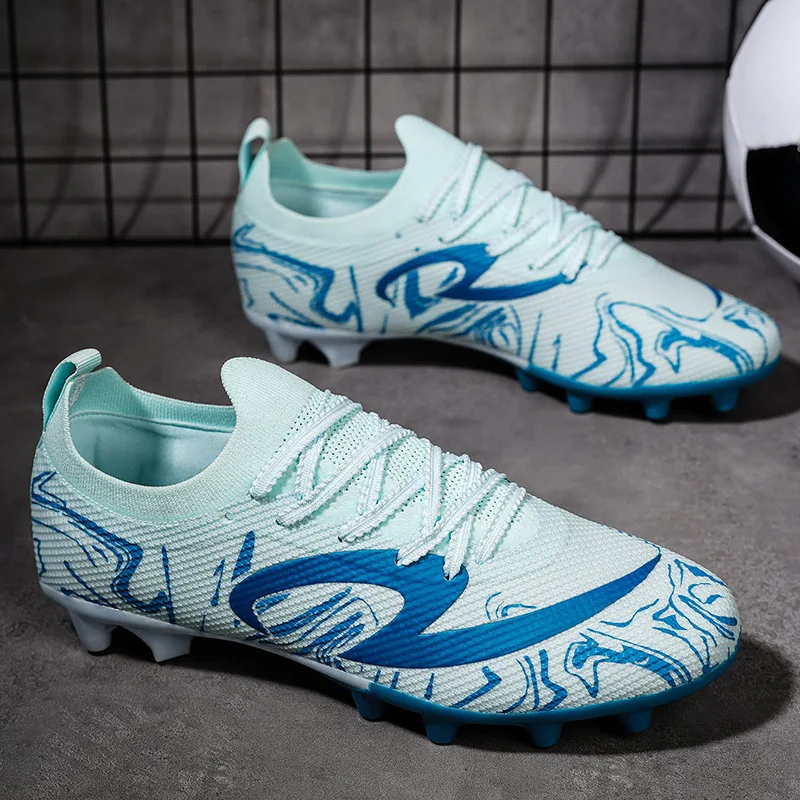 Men's High Quality Football Boots Professional AG/FG Soccer Shoes Kids ...