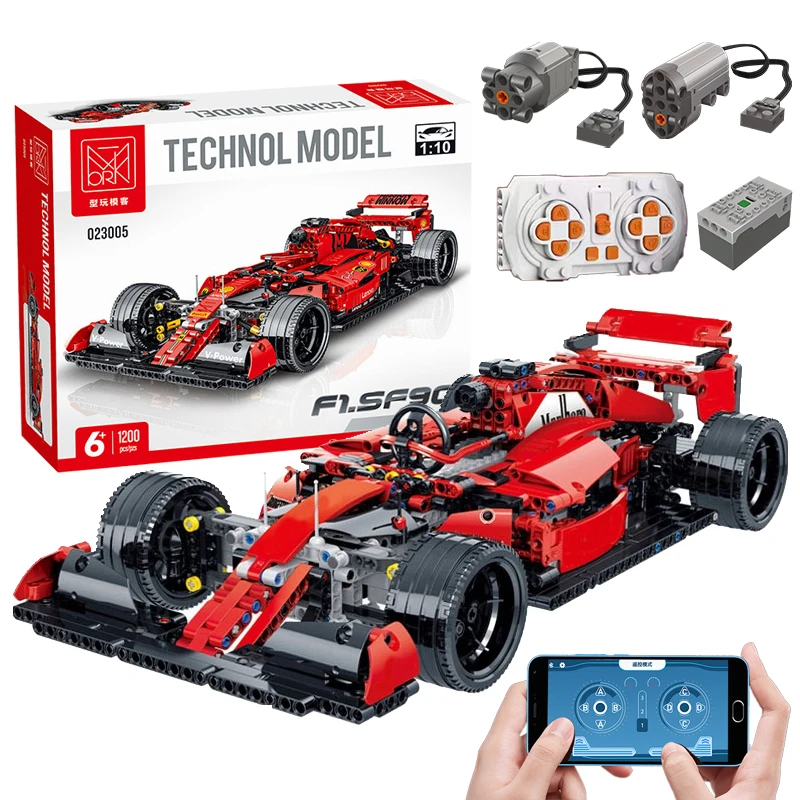 Technical-APP-Remote-Control-Moter-Power-F1-Car-Building-Blocks-Bricks ...