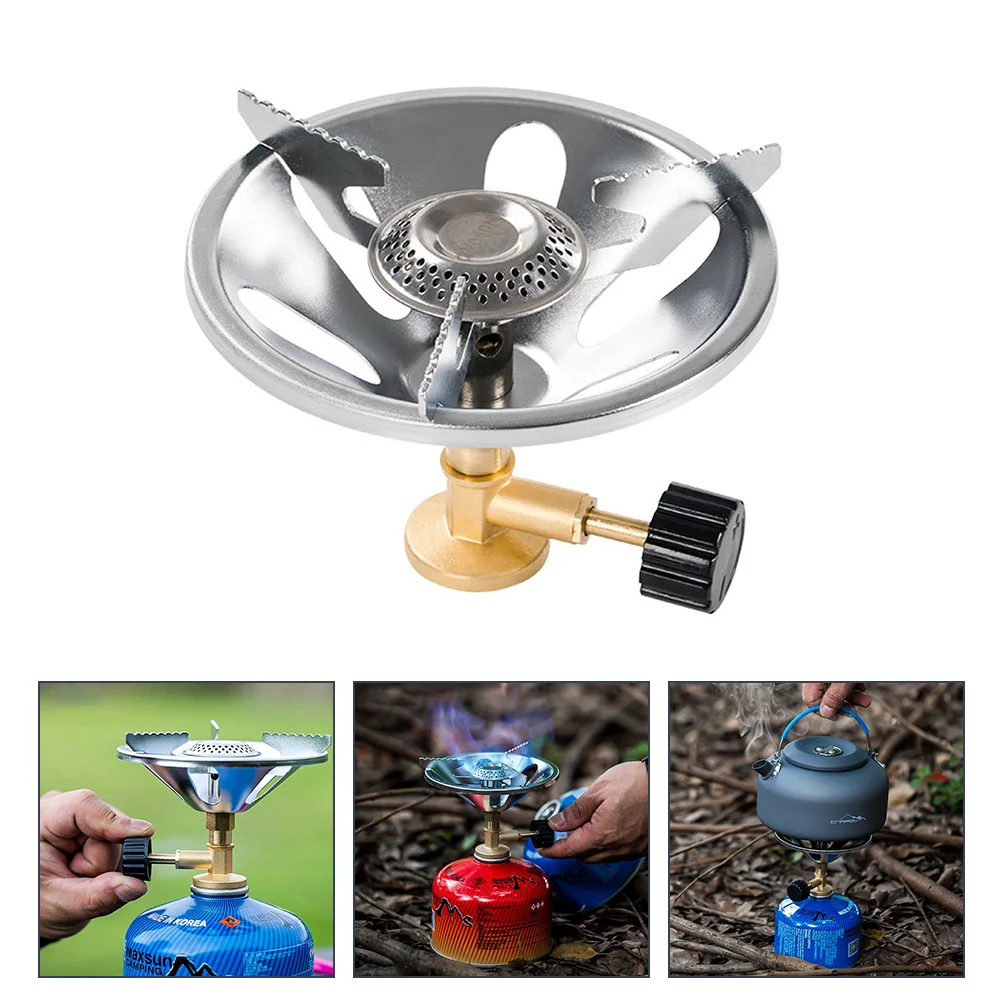 Outdoor Camping Portable Gas Stove Burner Head for Hiking Backpacking ...