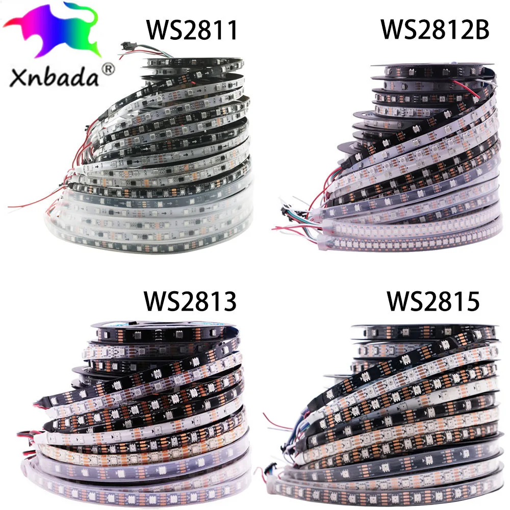 WS2811-WS2812B-WS2813-WS2815-Smart-RGB-Pixels-LED-Strip-WS2812-Individually-Addressable-IC-30-60 ...