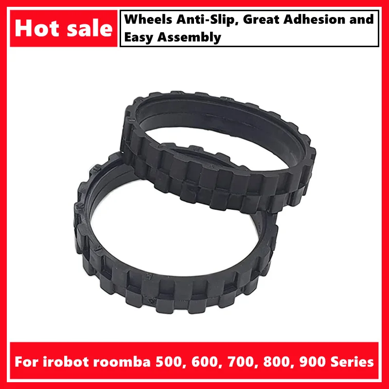 Tire skin for IROBOT ROOMBA Wheels Series 500, 600, 700, 800 and 900 ...