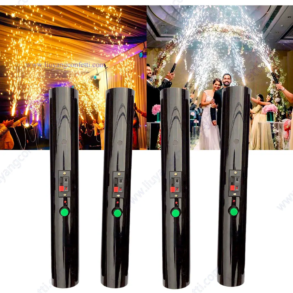 4pcs Hand Held Cold Fountain Wedding Machine Hand Hold Sparkler Shooter ...