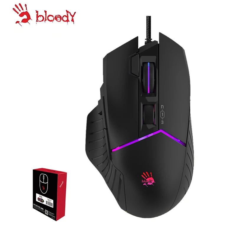 Mouse de jogo A4tech BLoody W95MAX, 10 botões macro, 12.000 CPI ...