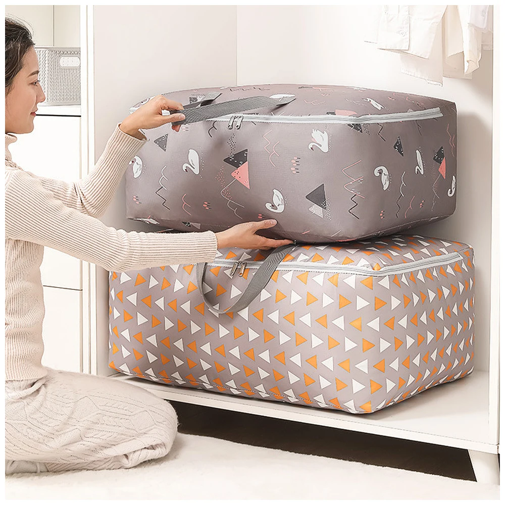 New-Waterproof-Zipper-Organize-Storage-Bags-Luggage-Bags-Large-Moving ...