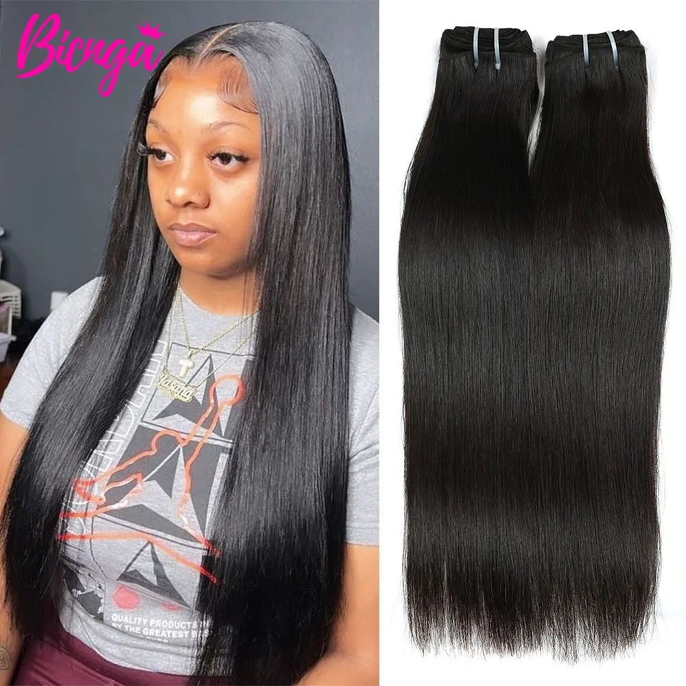 15A-Double-Drawn-Hair-Weave-Bundles-20-22-24-inch-100-Human-Hair ...