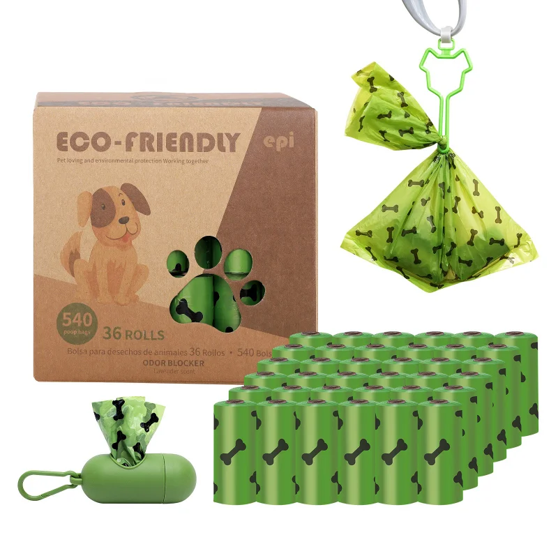 Pet Poop Bags Sacos descartáveis de resíduos do cão, Bulk Poop Bags com ...