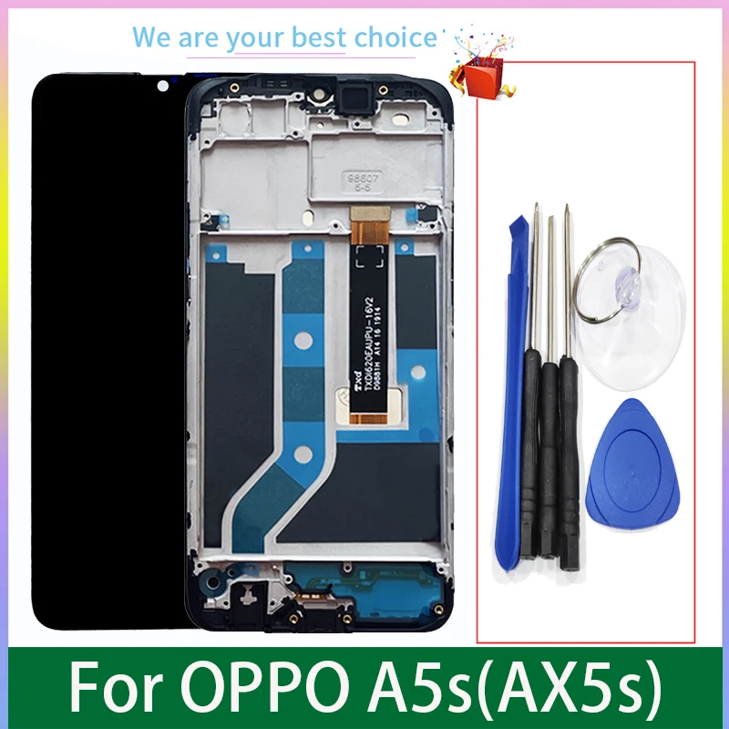 Original-For-OPPO-A5s-AX5s-LCD-Display-with-Frame-Touch-Screen ...
