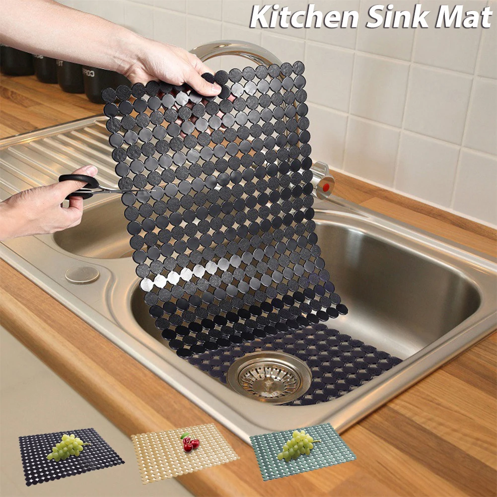 Kitchen Sink Mat Good Grip Anti Slip Sink Mat For Dinnerware Tableware ...