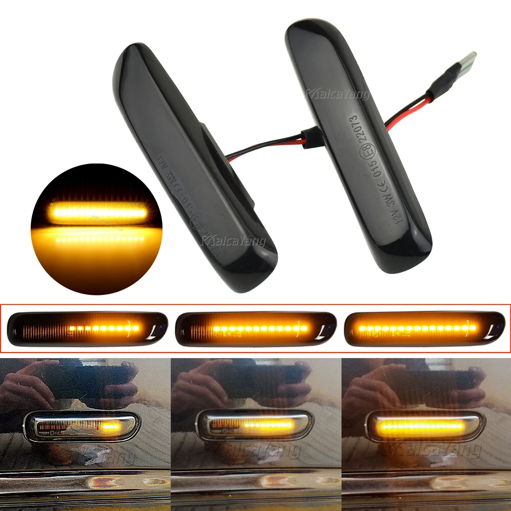LED Dynamic Turn Signal Lamp Sequential Side Marker Indicator Light For ...