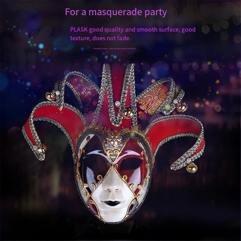 Vintage Style Painted Female Venetian Mask for Masquerade Carnival ...