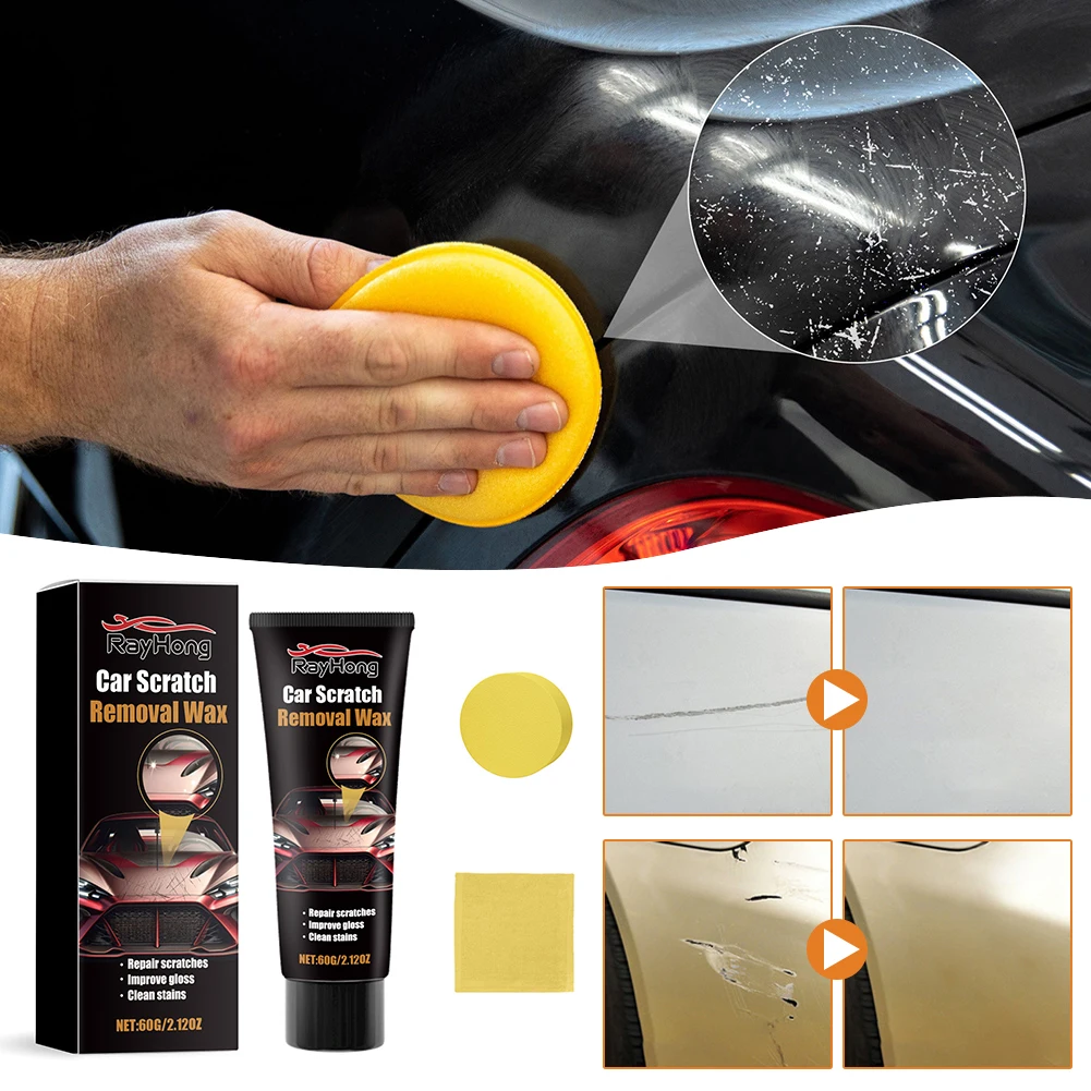 60g-Car-Scratch-Repair-Polishing-Cream-Paste-Waterproof-Lasting-Auto ...