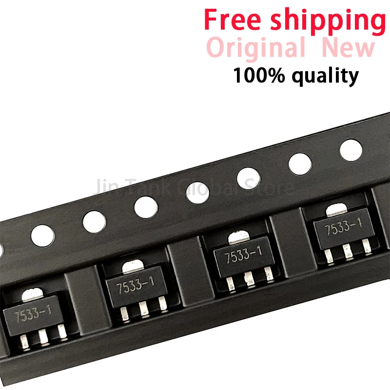 (100pcs) HT7533 S0T-89 HT7533-1 7533 High Driver Regulator 7533-1 SOT89 ...