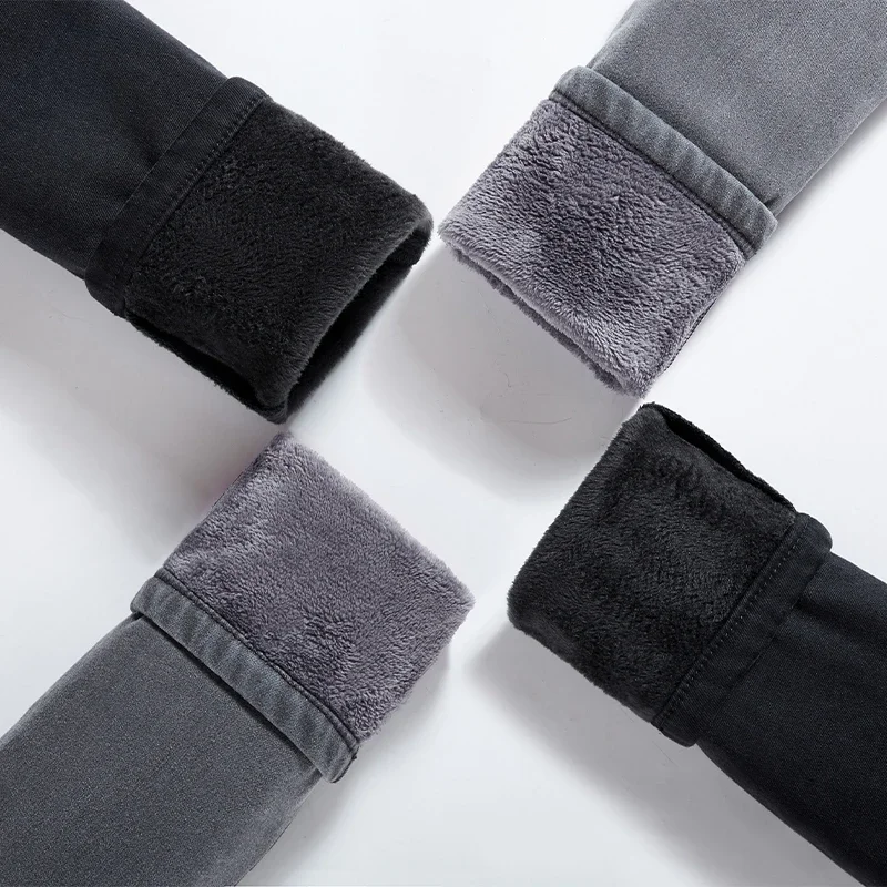 ZOENOVA-Elastic-Velvet-Thermal-Jeans-Women-2023-Winter-Thick-Fleece-Warm-Skinny-Mom-Jean-Casual ...