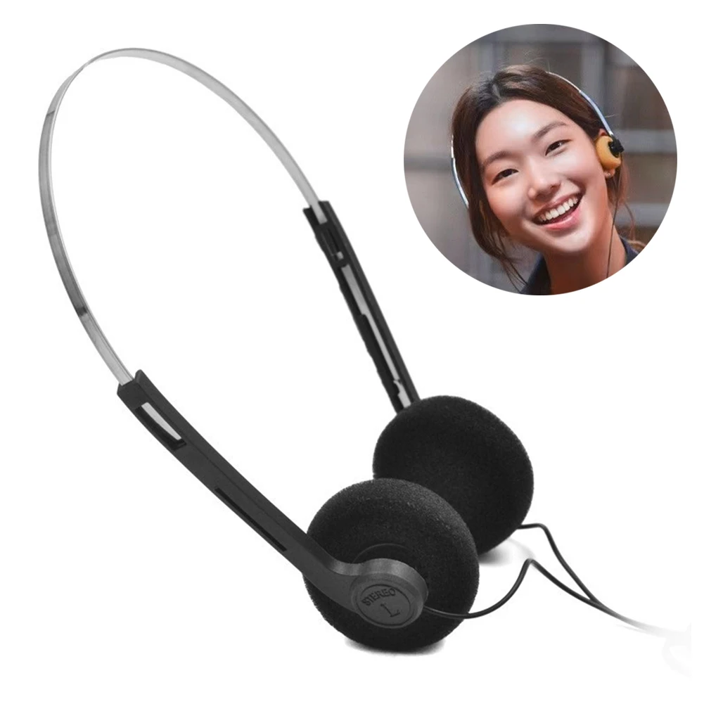 Portable Over Ear Underwire Headphone Vintage Wired Retro Feelings ...