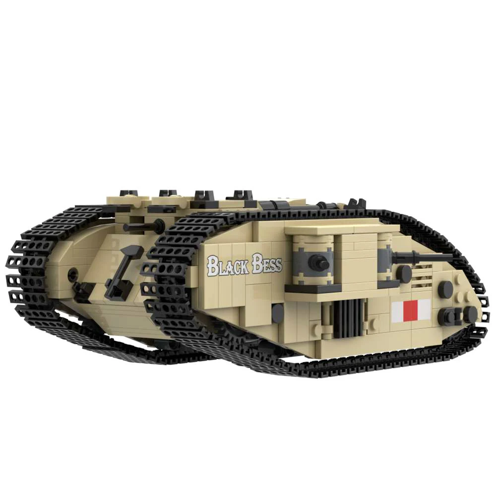 WW1-Black-Bess-Mark-IV-Heavy-Tank-War-Military-Weapons-Building-Blocks ...