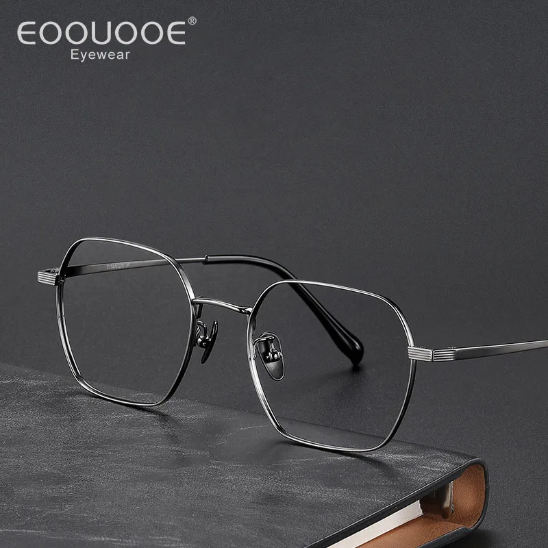 Men-Eyewear-New-Design-Square-Glasses-Frame-Titanium-Women-s-Myopia ...