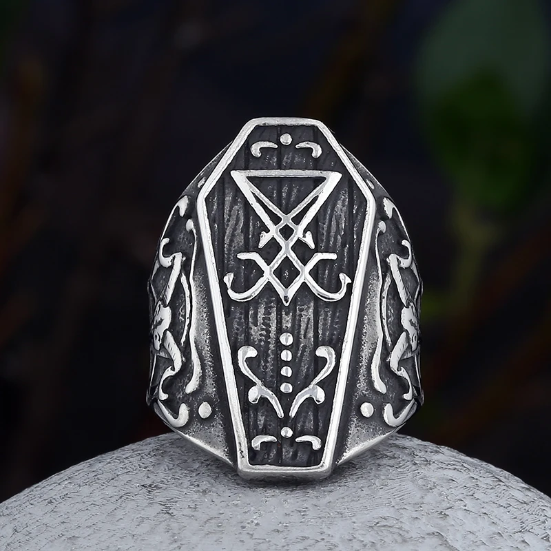 Gothic-Lucifer-Satan-Seal-of-Satan-Signet-Rings-Punk-Stainless-Steel ...