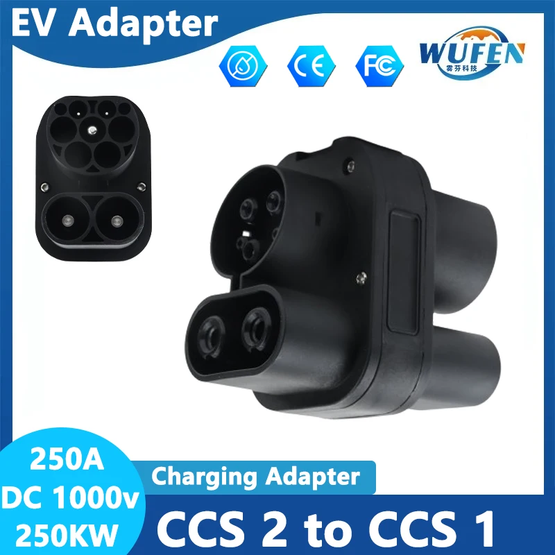 Ev-Connector-From-CCS2-Charger-to-CCS1-Adapter-250A-250KW-EV-CCS-2-to ...