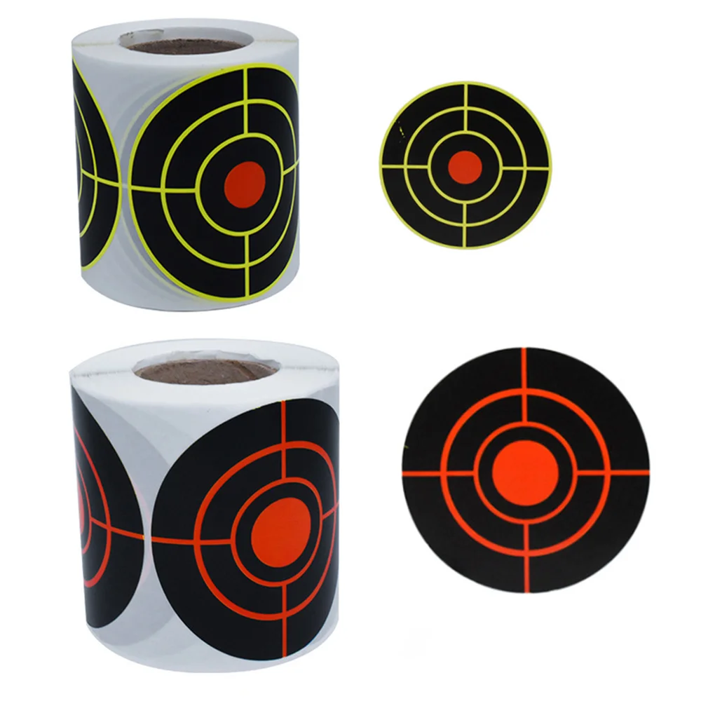 100-Pcs-Yellow-Red-Shooting-Exercises-Splatter-Targets-Self-Adhesive ...