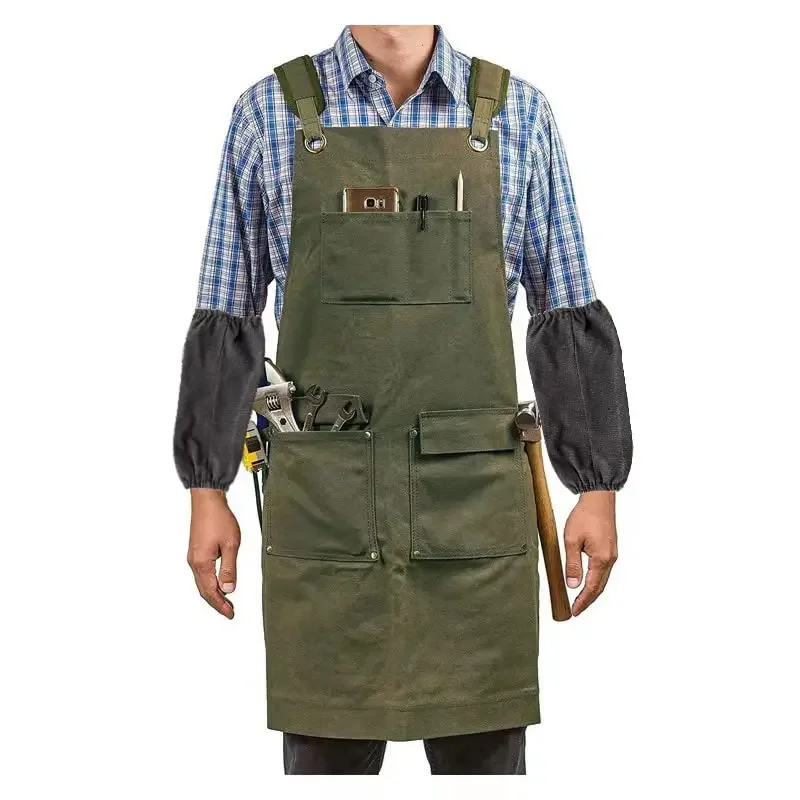 Thickened-Canvas-Apron-Waterproof-Cleaning-Woodworking-Mechanic ...