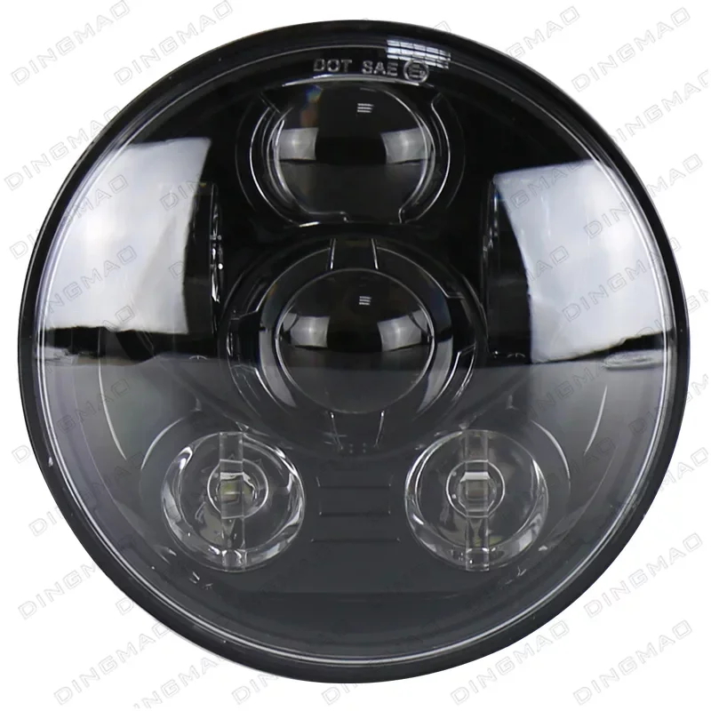 Beam-5-75-LED-Headlight-For-Harley-Davidson-Motorcycle-Auto-Parts-5-75 ...