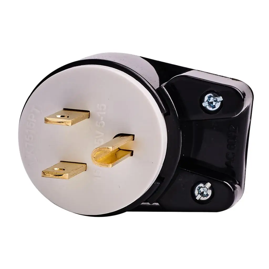 NEMA-L5-15P-Lock-Electrical-Plug-15A-125V-Connector-Adapter-Grounding ...