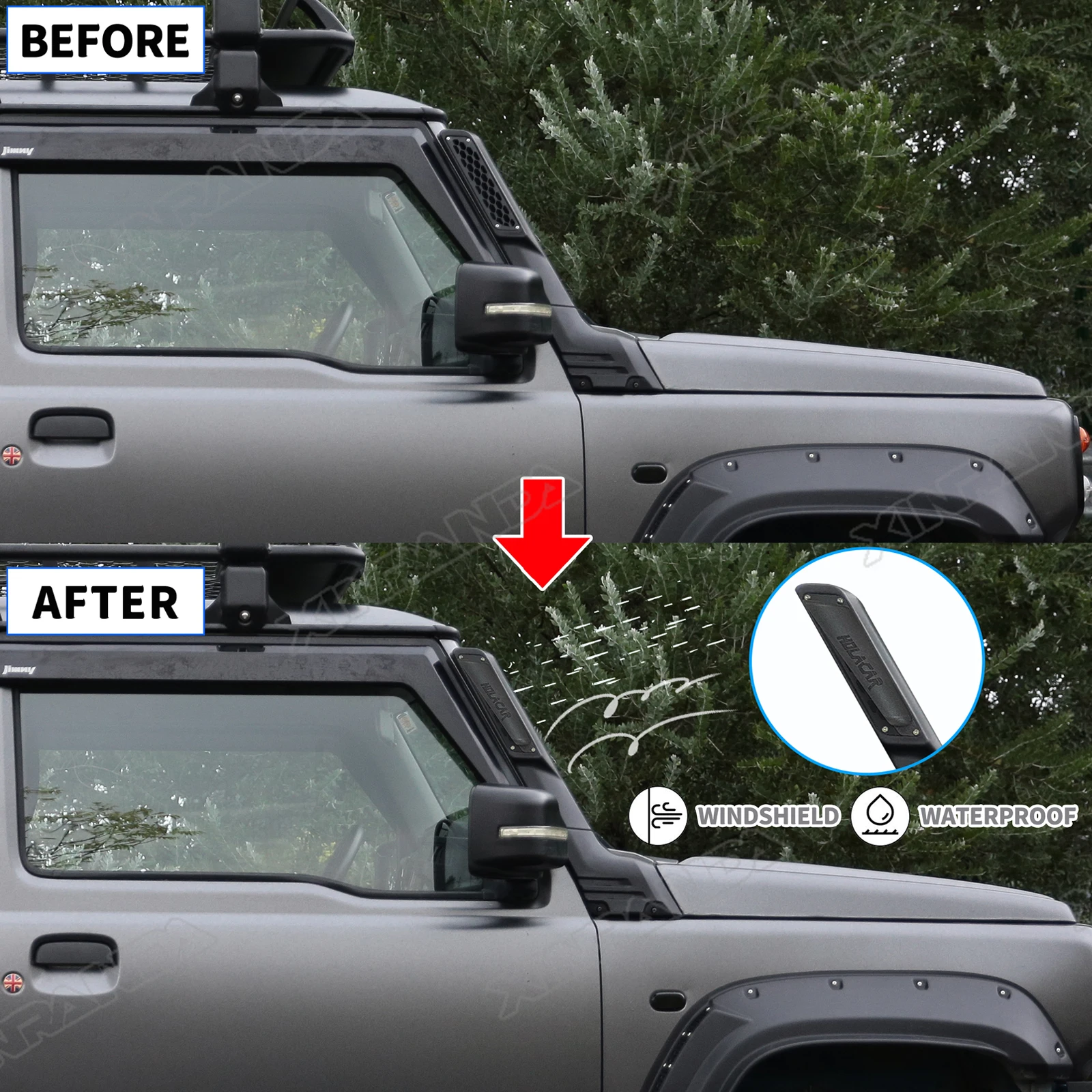 Car Wading Hose For Suzuki Jimny JB64 JB64W JB74 JB74W 2018-2022 Intake ...