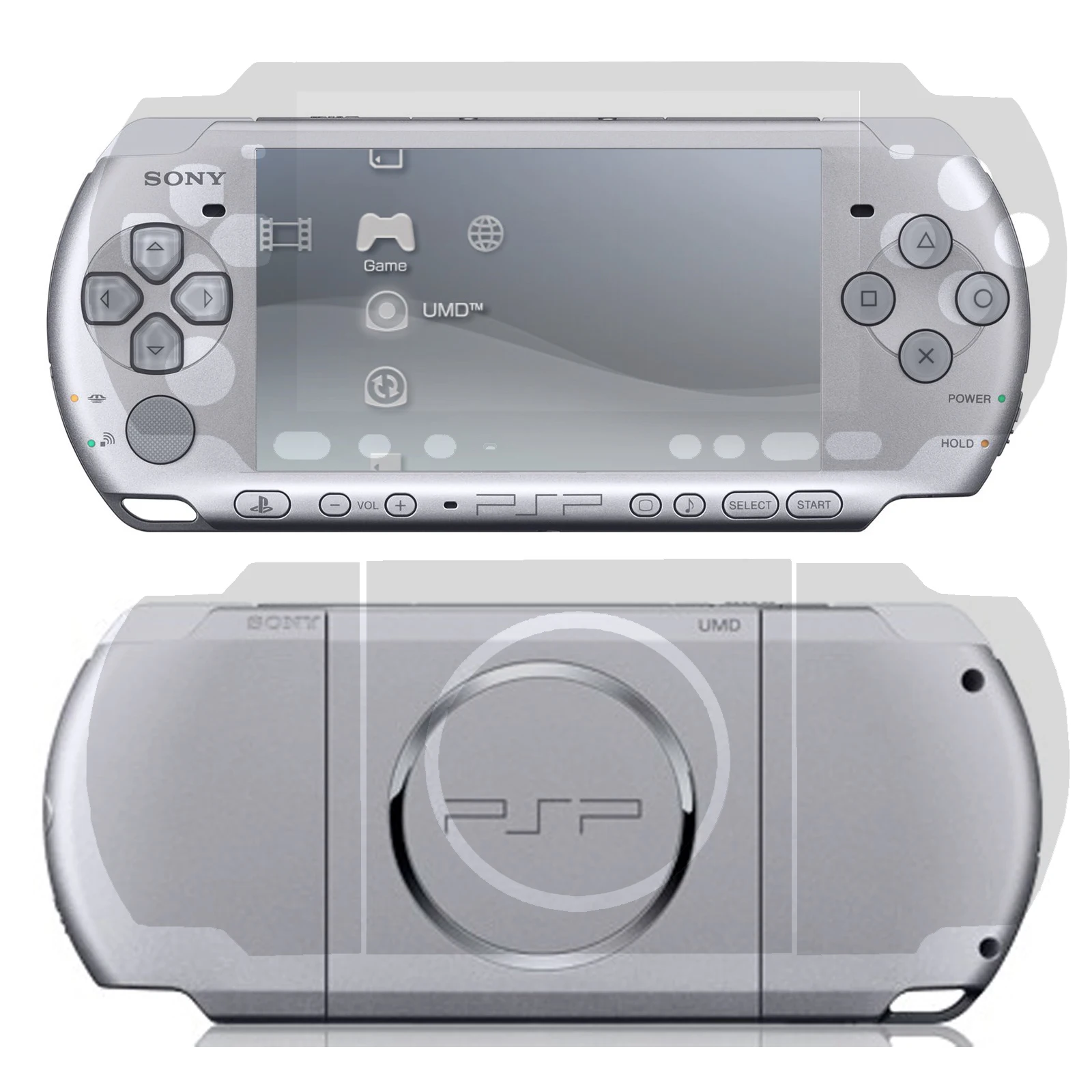 Transparent Clear Vinyl Skin Sticker Protector for Sony PSP 3000 Skins ...