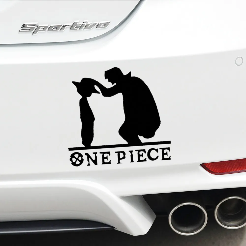 Autocollants De Voiture Luffy Pirate Père Fils, Décoration ...