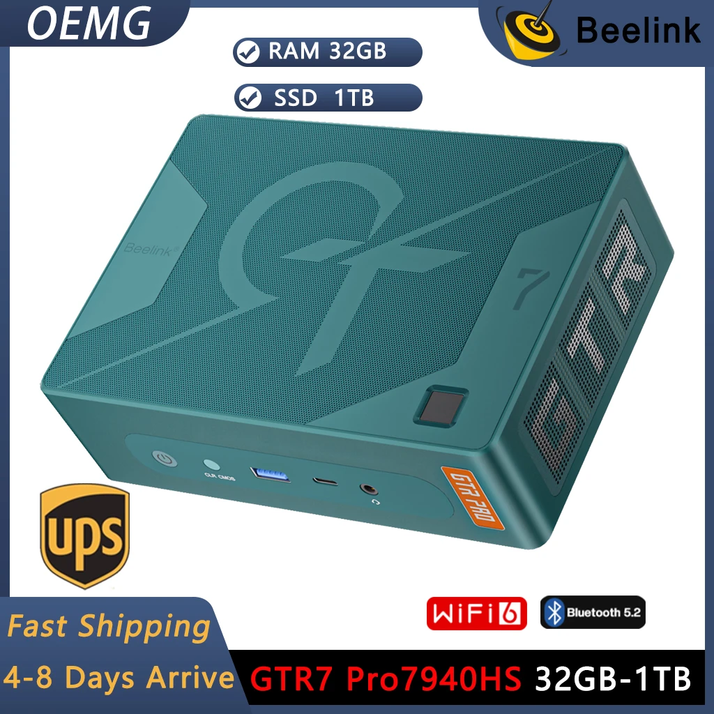 Beelink-GTR7-Pro-Mini-PC-7940HS-AMD-Ryzen-9-32GB-DDR5-1TB-PCIe4-0-SSD ...