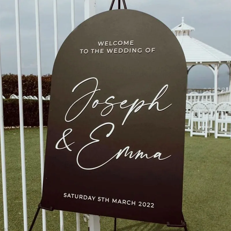 Wedding-Welcome-Sign-Stickers-French-Style-Wedding-Decor-Vinyl-Decal ...