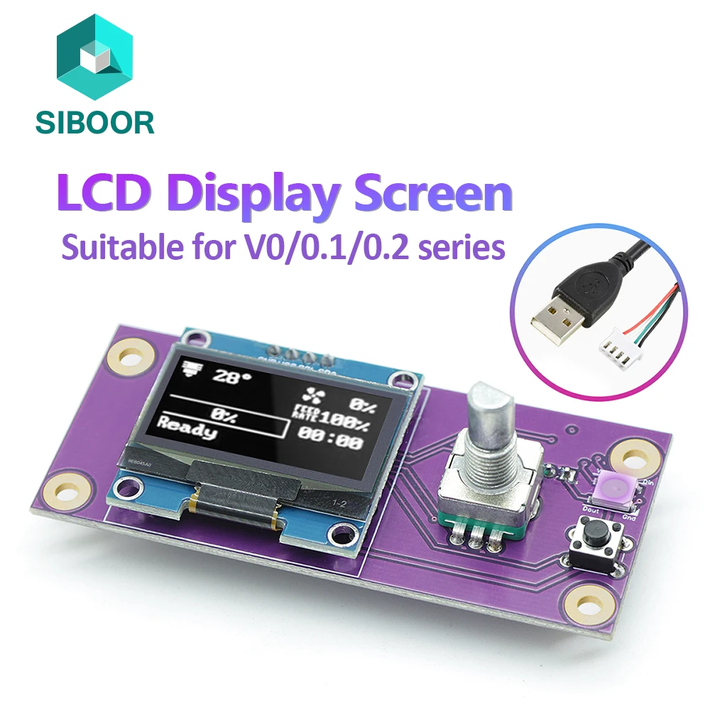 Voron V0 V0.1 V0.2 OLED Display for Raspberry Pi/Gemini RGB Light Smart Display For Voron V0.2 ...