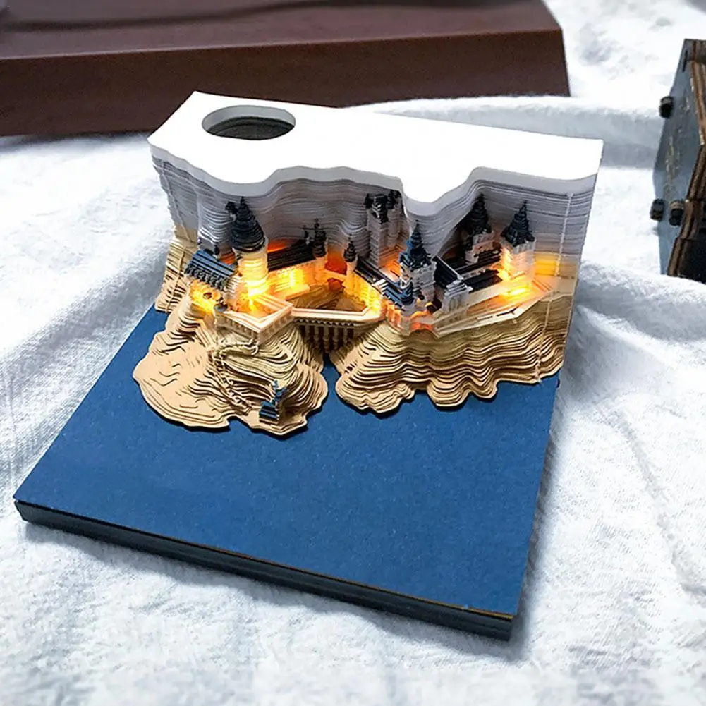 Creative-Hand-bound-Magic-Castle-Weekly-Calendar-With-Light-Office-Desk ...