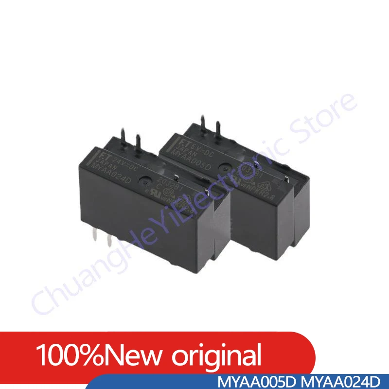 5PCS-LOT-100-New-Original-Relay-FTR-MYAA005D-5VDC-MYAA024D-24VDC ...