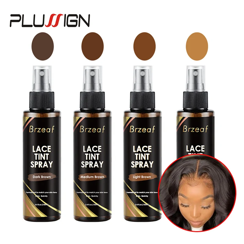 Lace Tint Spray For Lace Wigs Dark Brown Middle Brown Light Brown Lace ...