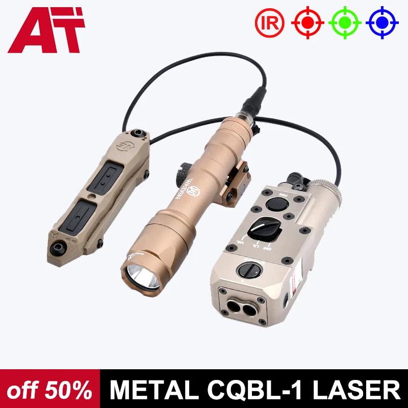 WADSN Metal CQBL 1 IR Red Green Blue Dot Laser Airsoft M600 M300 ...