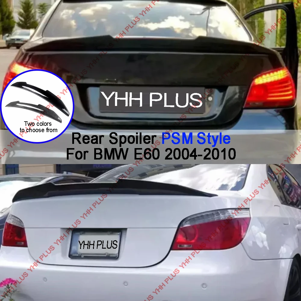 E60 Rear Spoiler PSM Style For BMW Sedan 4-Door 520i 523i 525i 530i ...