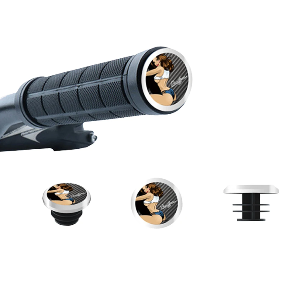 1-pair-Bike-Grip-Handle-Bar-End-Cap-Aluminium-Alloy-MTB-Handlebar-Grips ...